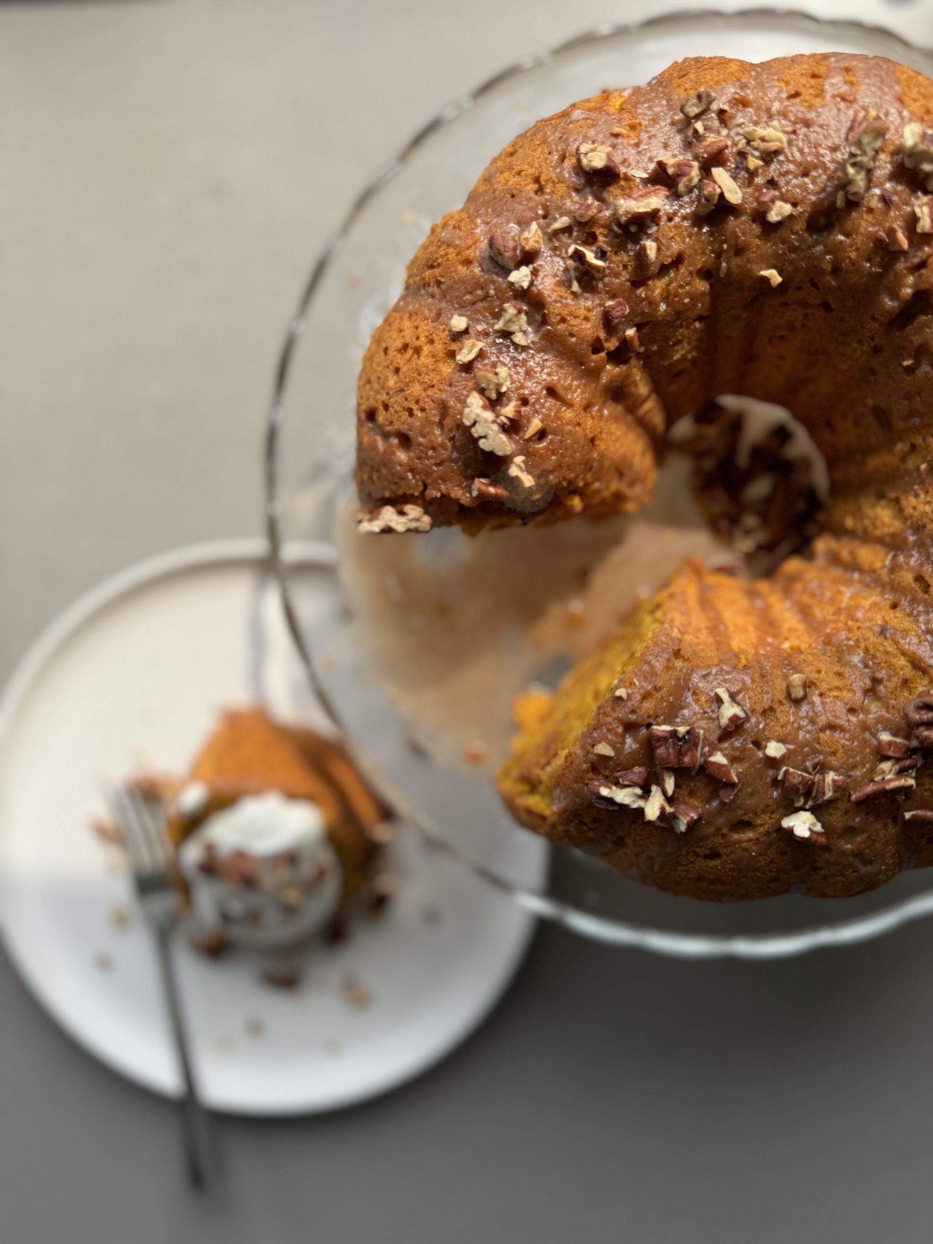 Pumpkin Pecan Bundt Cake | Harvest Table Nutrition
