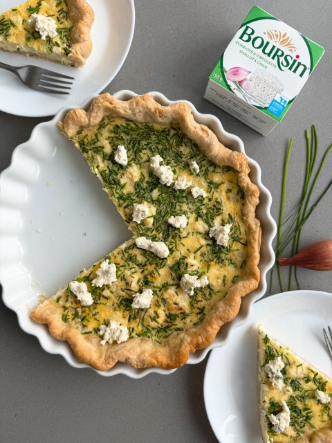 Boursin Quiche | Harvest Table Nutrition